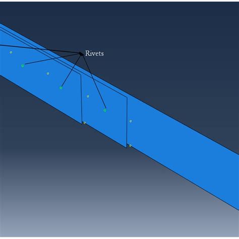 finite element model in abaqus cae of the composite composite riveted