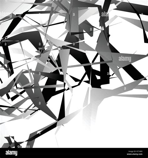 Edgy Angular Overlapping Shapes Abstract Geometric Image Vector Stock Vector Image And Art Alamy