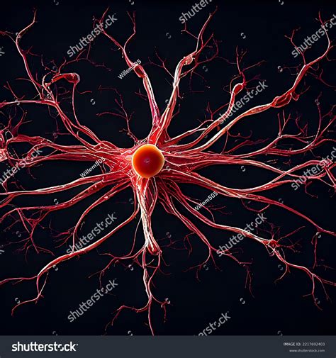 Photo Realistic Composition Neuron Stock Illustration 2217692403