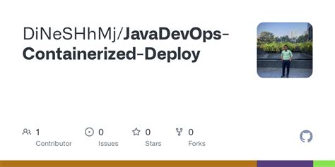 Github Dineshhmjjavadevops Containerized Deploy