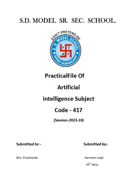 Class 10th Ai Pdf