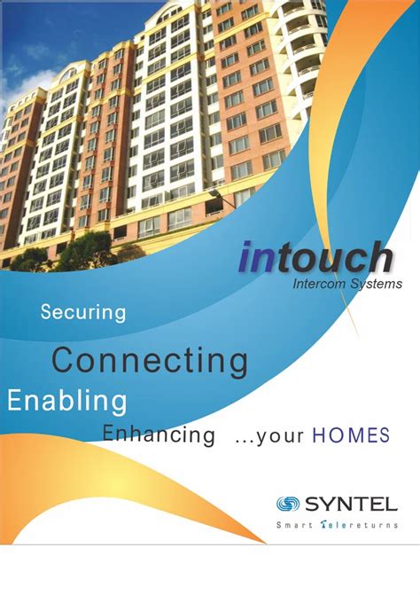 Syntel Neos Intouch Intercom System For Apartments At ₹ 12500 Piece