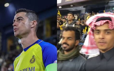 Watch Fans Rips Apart Cristiano Ronaldo As They Chant Lionel Messi S