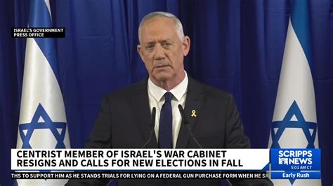 Benny Gantz Is Quitting Israels War Cabinet Citing Frustrations With