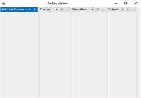 Dock Window In Windows Forms Docking Manager Control Syncfusion®