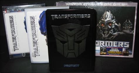 Transformers Movie Uk Exclusive Metal Case Dvd Collectors Set