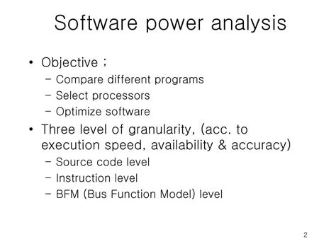 Ppt Power Estimation In The Algorithmic And Register Transfer Level Powerpoint Presentation