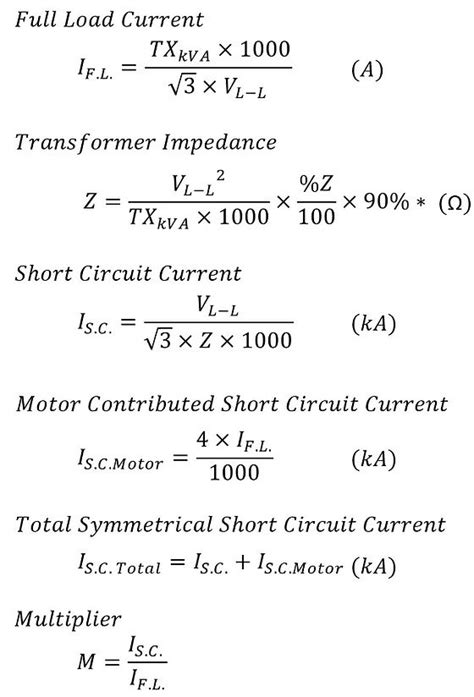 Available Fault Current Calculator Angeleneelspeth