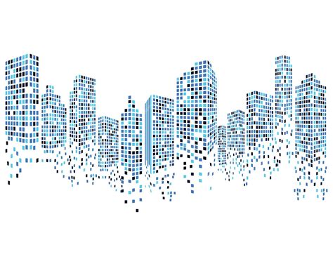 Premium Vector Modern City Skyline Vector Illustration