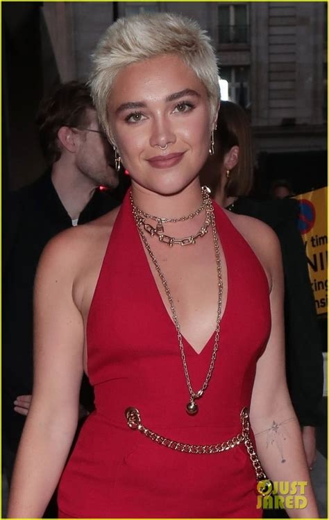Florence Pugh Goes Fierce In Red Jumpsuit For Lotus Cars Launch In London R Florencepughnsfw