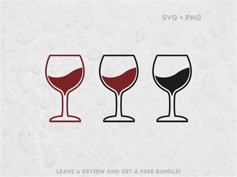Red Wine Glass Svg Svg Files For Cricut Red Wine Cut File Wine