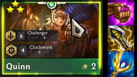 Tft Full Crit ⭐️⭐️⭐️ Quinn Infinity Edge Jeweled Gauntlet I Tft Set