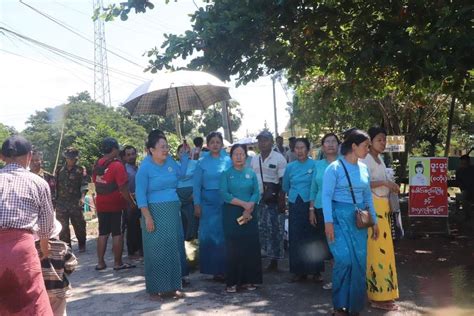 မြန်မာနိုင်ငံအမျိုးသမီးရေးရာအဖွဲ့ချုပ်မှ ပဲခူးမြို့ရေဘေးသင့်ပြည်သူမ