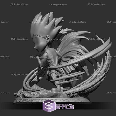 Gon Freecss Chibi Stl Files Hunter X Hunter Specialstl