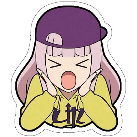 قیمت و خرید استیکر لپ تاپ مدل Fujiwara Chika Screams In Miyukis Rap