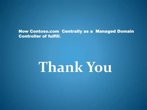 Active Directory Domain Service Ppt