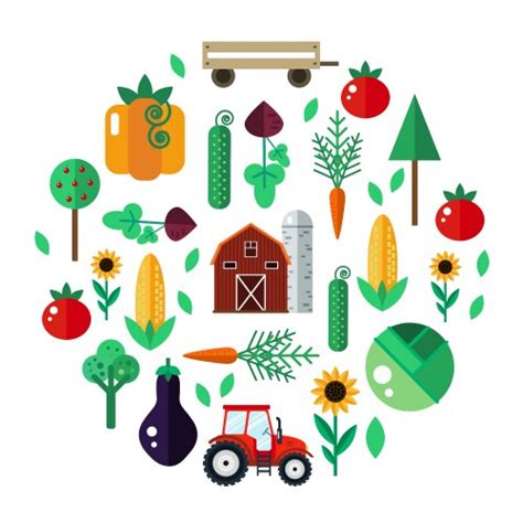 Cute Trees In Cartoon Style Collection Forest Vector Image