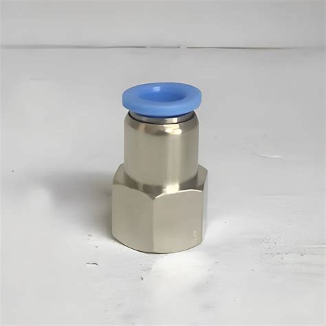 Female Mild Steel Pneumatic Push Connector Size 1 4x10inch Thread Size 5mm At ₹ 50 Piece In Pune