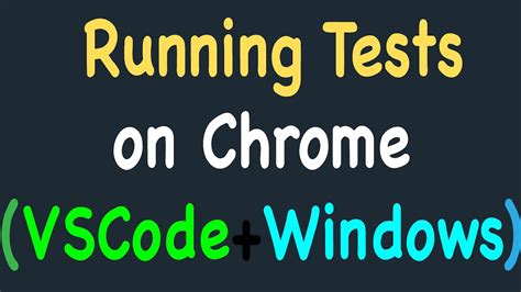 Running Automation Tests On Chrome Browser Using Vs Code Selenium And Python On Windows Youtube