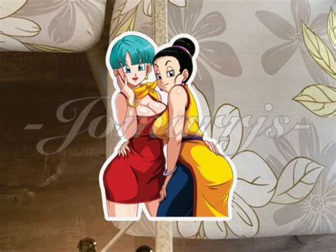 Dragon Ball Z Anime Bulma And Chi Chi Baddies” Sticker Ecchi Slap Pinup