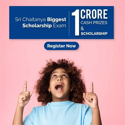 Sri Chaitanya Scholarship Exam Score 5th To 8th Exam Time