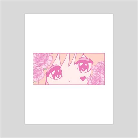 Coquette Aesthetic Pink Anime Eyes Downtown Aesthetic Girl An Art