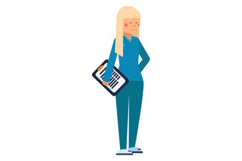 Hospital Administrator Character Female Graphic By Onyxproj · Creative