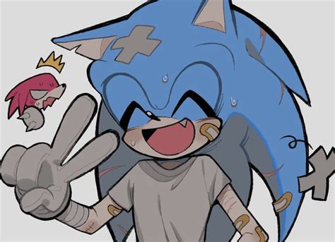 Sonic The Hedgehog And Knuckles The Echidna Sonic Drawn By Xxxxx E Danbooru