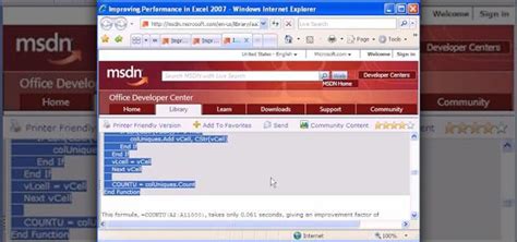 how to speed up calculations with custom excel formulas microsoft