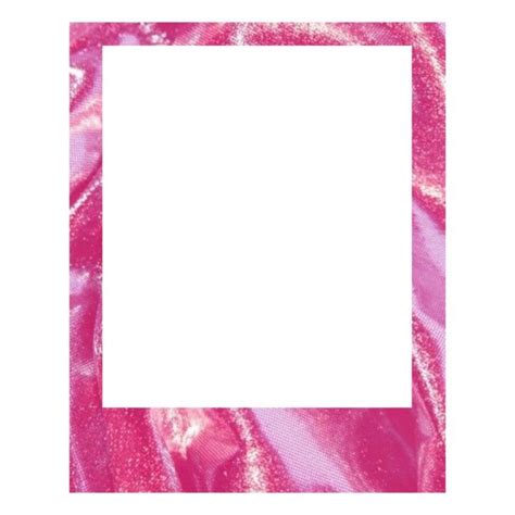 Pink And White Polaroid Frame