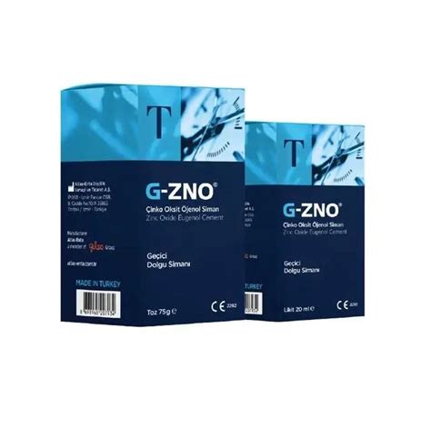G Zno Çinko Oksit Ojenol Geçici Dolgu Simanı Takım