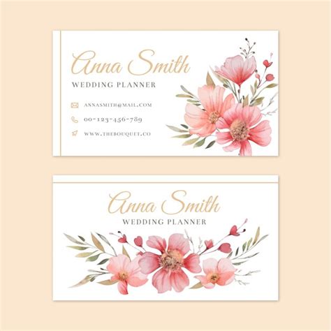 Free Vector Wedding Planning Template Design