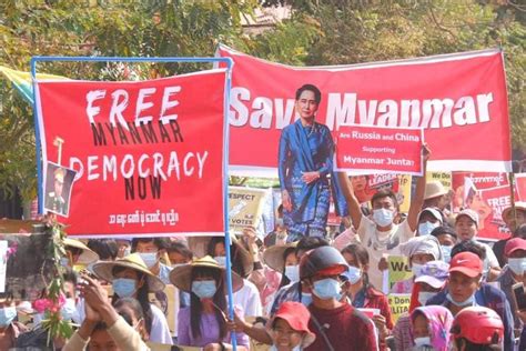 Dvb မြိုင်မြို့နယ်တွင် အင်အားသိန်းချီ ဆန္ဒပြ၊ Cdm တွင် ဌာနပေါင်း ၂၂