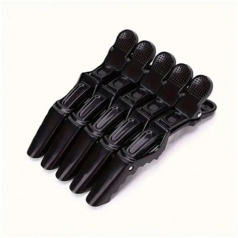 5 Pcs Multi Color Crocodile Hair Sectioning Clips Non Slip Grip Easy