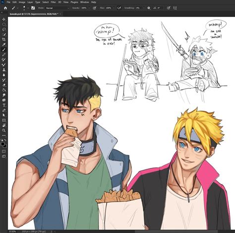 Sasunaru Boruto And Sarada Shikatema Hinata Hyuga Naruto Shippuden