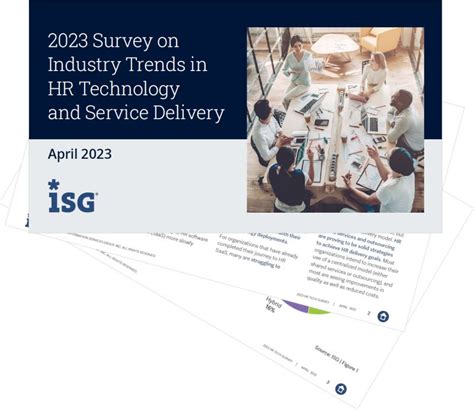 Francesca Devonshire On Linkedin 2023 Isg Survey On Industry Trends In