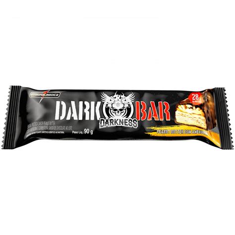 Dark Bar Integral Médica Darkness Peanut Butter Com Amendoim 90g