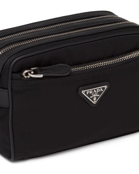 Borsa A Spalla Prada Re Edition In Nylon E Pelle Saffiano Prada