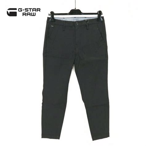 【楽天市場】75％オフ 新品 正規品 ジースターロゥ G Star Raw パンツ 27 レディース Lサイズ ブラック チノパン サイド
