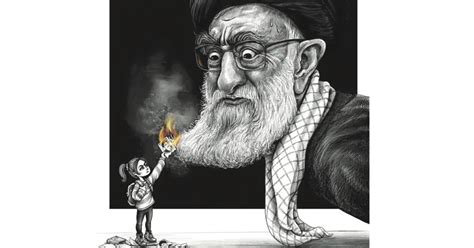 اقدامات تهران علیه پاریس به بهانه کاریکاتورهای علی خامنه‌ای در شارلی
