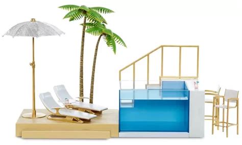 RAINBOW HIGH PACIFIC Coast Colour Change Pool And Beach Club Doll