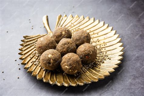 Premium Photo Bajra Atta Ladoo Or Kuler Laddoo Millet Flour Laddu A