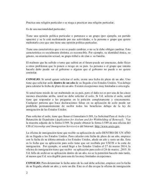 Carta De Asilo Politico