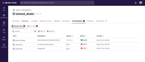 Monte Carlo Integration For Enhanced Data Observability Select Star
