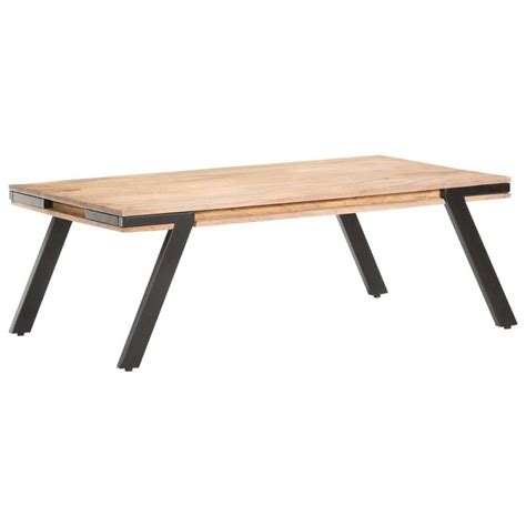 Furnicato Couchtisch 114x65x40 Cm Mango Massivholz