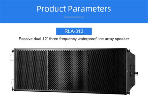RLA Serial Dual Speaker Line Array System Arvox Tech