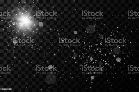 황금 빛나는 조명 효과 투명 한 배경에 고립의 집합입니다 광선 및 스포트라이트와 태양 섬광 글로우 빛 효과 반짝 스타 버스트 0명에 대한 스톡 벡터 아트 및 기타 이미지