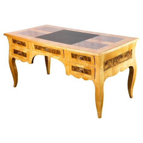 19th Century Black Writing Desk With Two Drawers At 1stdibs