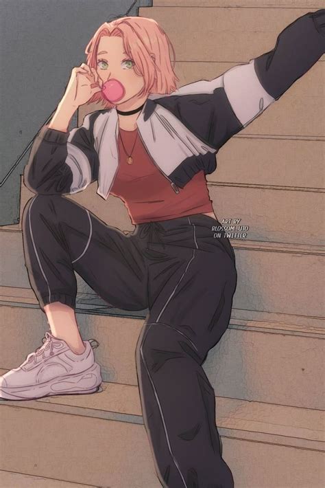 Pin de Fabricia Costa em Sasuke e Sakura Naruto momentos engraçados Sakura haruno Fanart