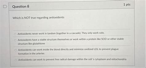Solved Question 81 ﻿ptswhich Is Not True Regarding